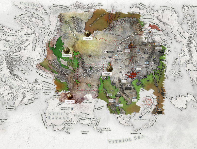 Maps of Age of Sigmar - Page 2 - Age of Sigmar Discussions - The Grand ...