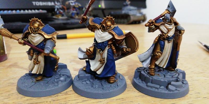 Stormcast Sequitors WIP - Painting and Modelling - The Grand Alliance ...
