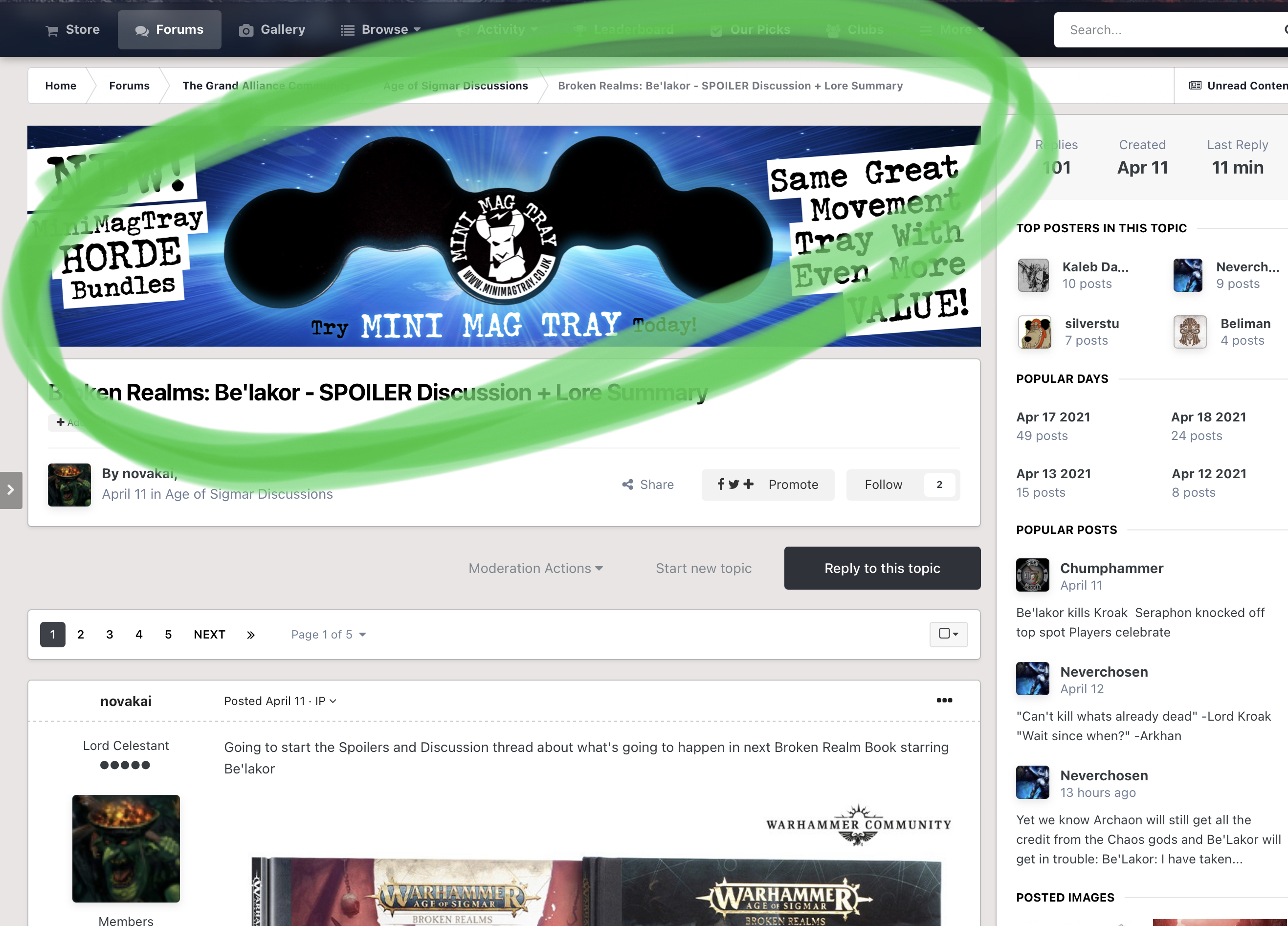 TGA Banner Advert - Advertising Banners - The Grand Alliance Community